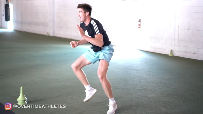 Use Lateral Shuffle To Sprint For Quicker Cuts - Overtime Athletes Blog