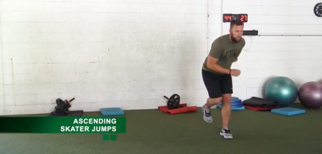 Do Ascending Skater Jumps For Quick Feet & Agility - Overtime Athletes Blog